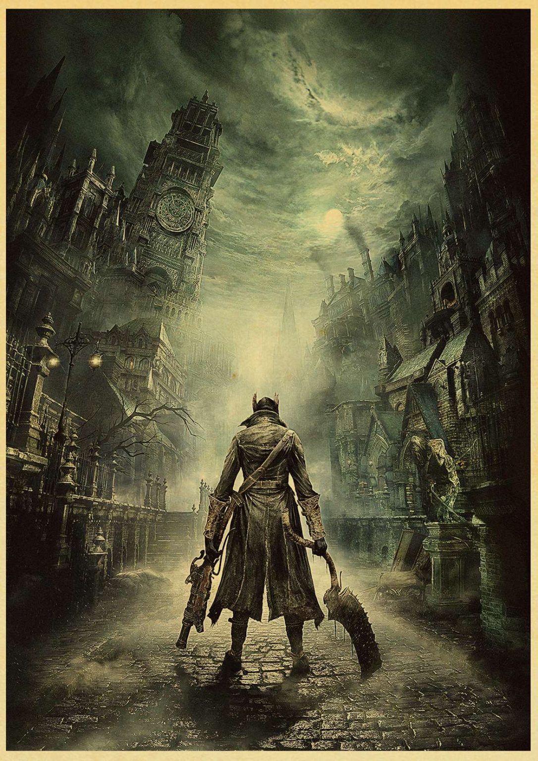 Bloodborne Vintage Kraft Paper Game Art Poster For Wall Decoration ...