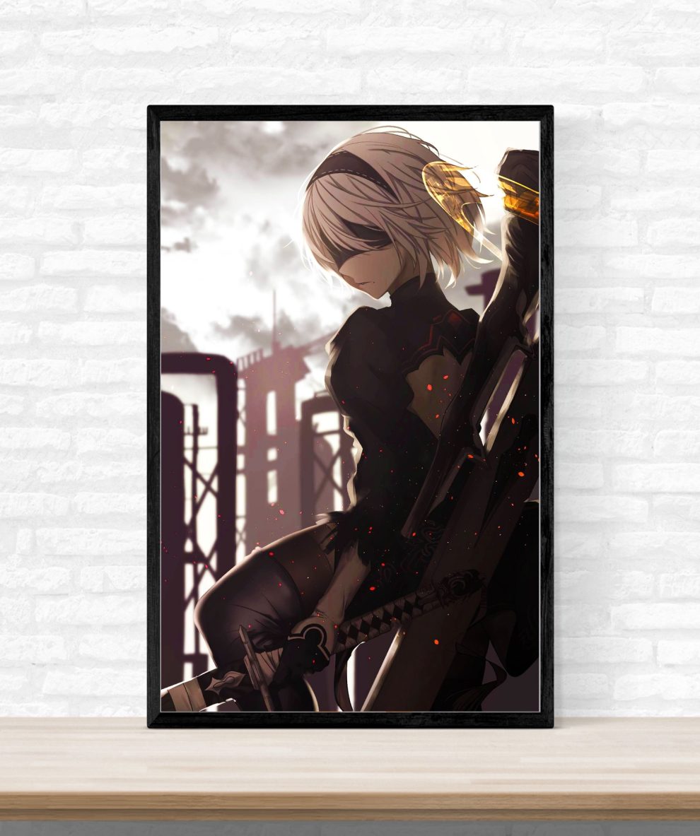 Nierautomata Hd Art Silk Poster For Home Decor 12×18 24×36 Inch Sizes ...