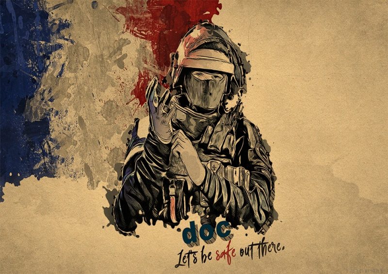 Retro Kraft Paper Poster Tom Clancys Rainbow Six Siege Wall Art ...