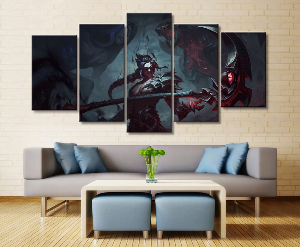 5panel Hd League Of Legends Kayn Canvas Wall Art Poster - WePosters.com ...