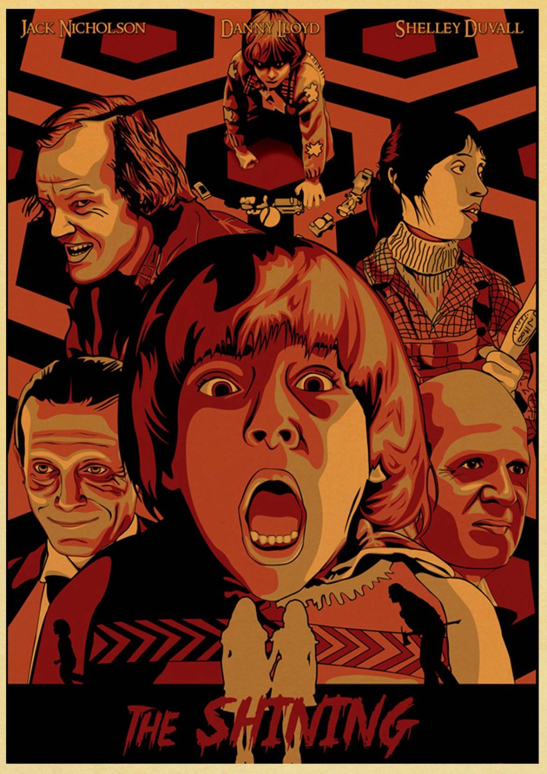 The Shining Retro Movie Poster Classic Horror Wall Art Home Decor ...