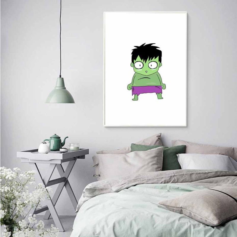 Marvel Avengers Superhero Wall Art Captain America Batman Posters For ...