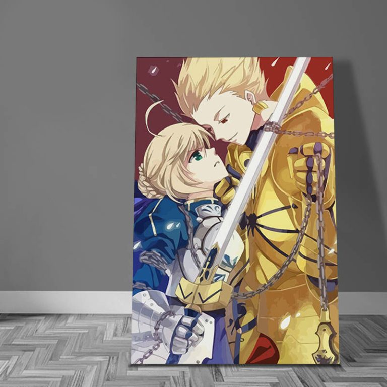 Fate Stay Night Japan Style Digital Paintbynumbers Modular Art Poster ...