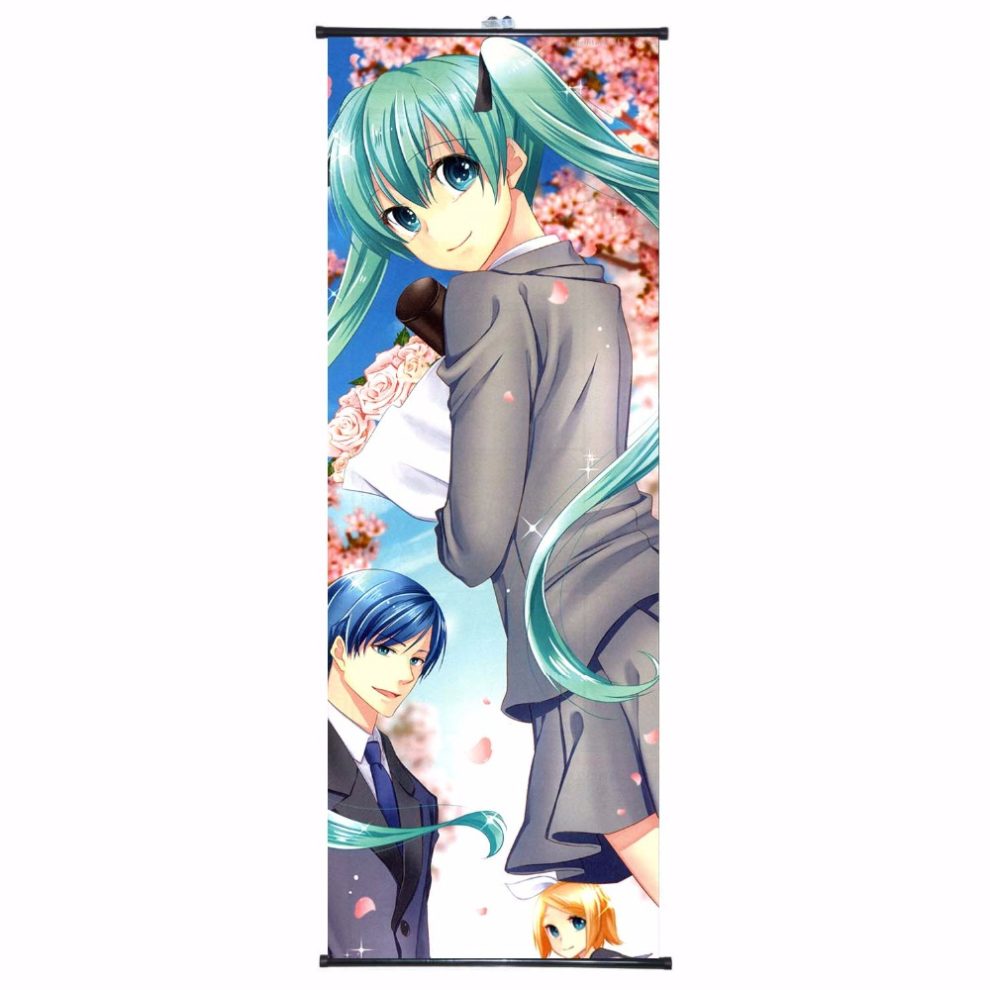 Anime Miku Vocaloid Manga Wall Scroll Poster For Bedroom Decor ...