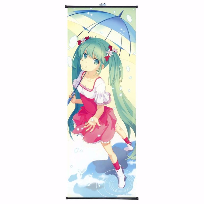 Anime Miku Vocaloid Manga Wall Scroll Poster For Bedroom Decor ...