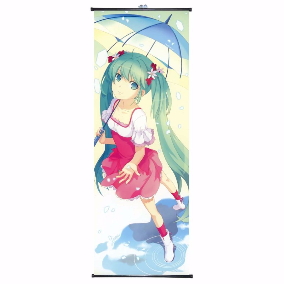 Anime Miku Vocaloid Manga Wall Scroll Poster For Bedroom Decor ...