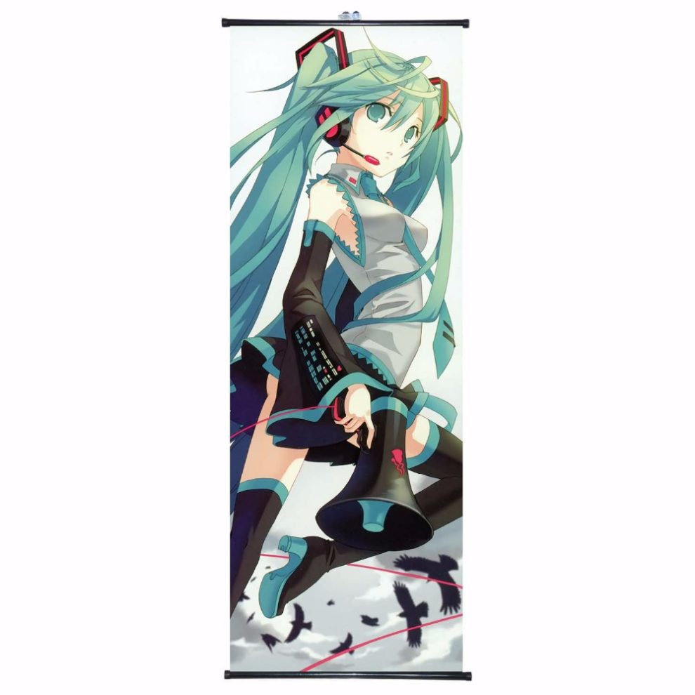 Anime Miku Vocaloid Manga Wall Scroll Poster For Bedroom Decor ...