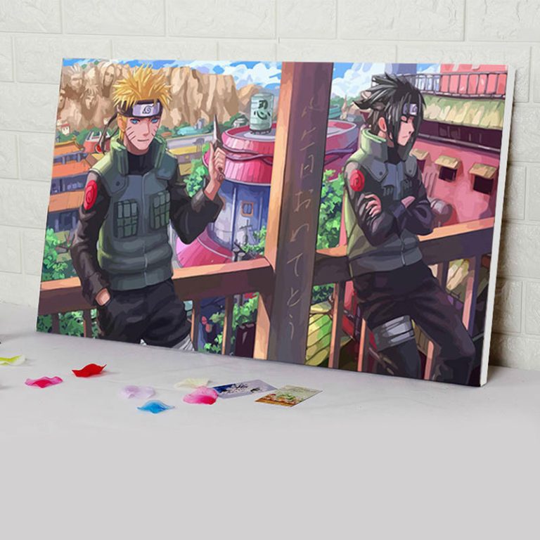 Naruto Japan Style Digital Oil Painting Kit Color By Numbers Poster ...