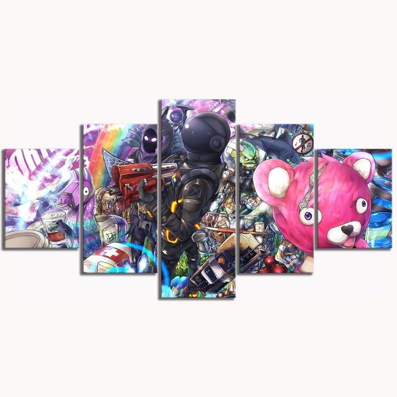 5piece Fortnite Battle Royale Poster Set Cuddle Team Dark Voyager ...