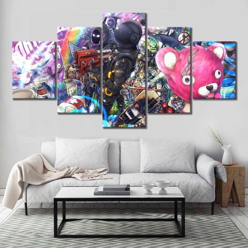 5piece Fortnite Battle Royale Poster Set Cuddle Team Dark Voyager ...