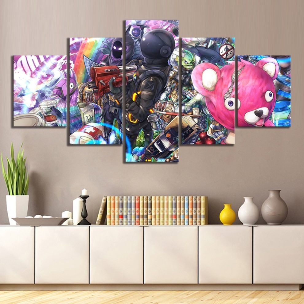 5piece Fortnite Battle Royale Poster Set Cuddle Team Dark Voyager ...