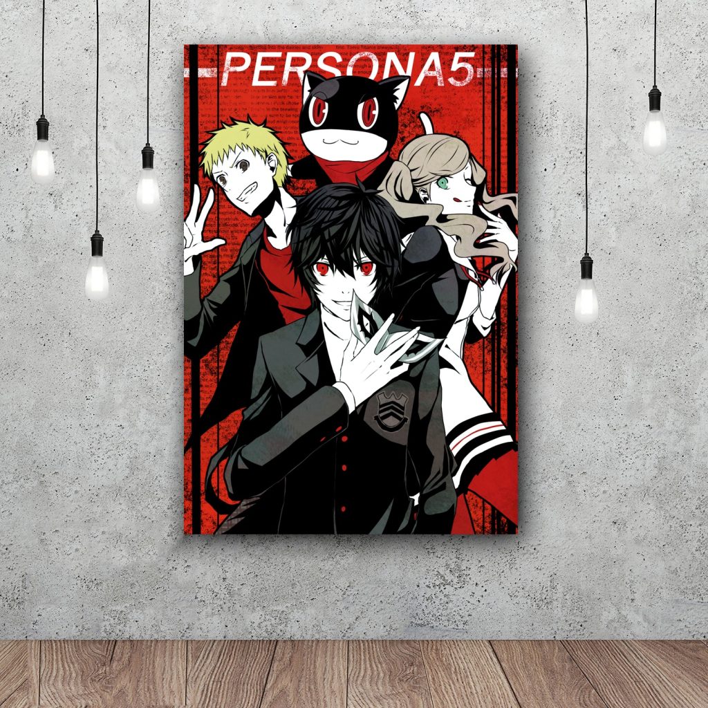 Persona 5 Game Artwork Silk Poster For Home Decor Multiple Sizes ...