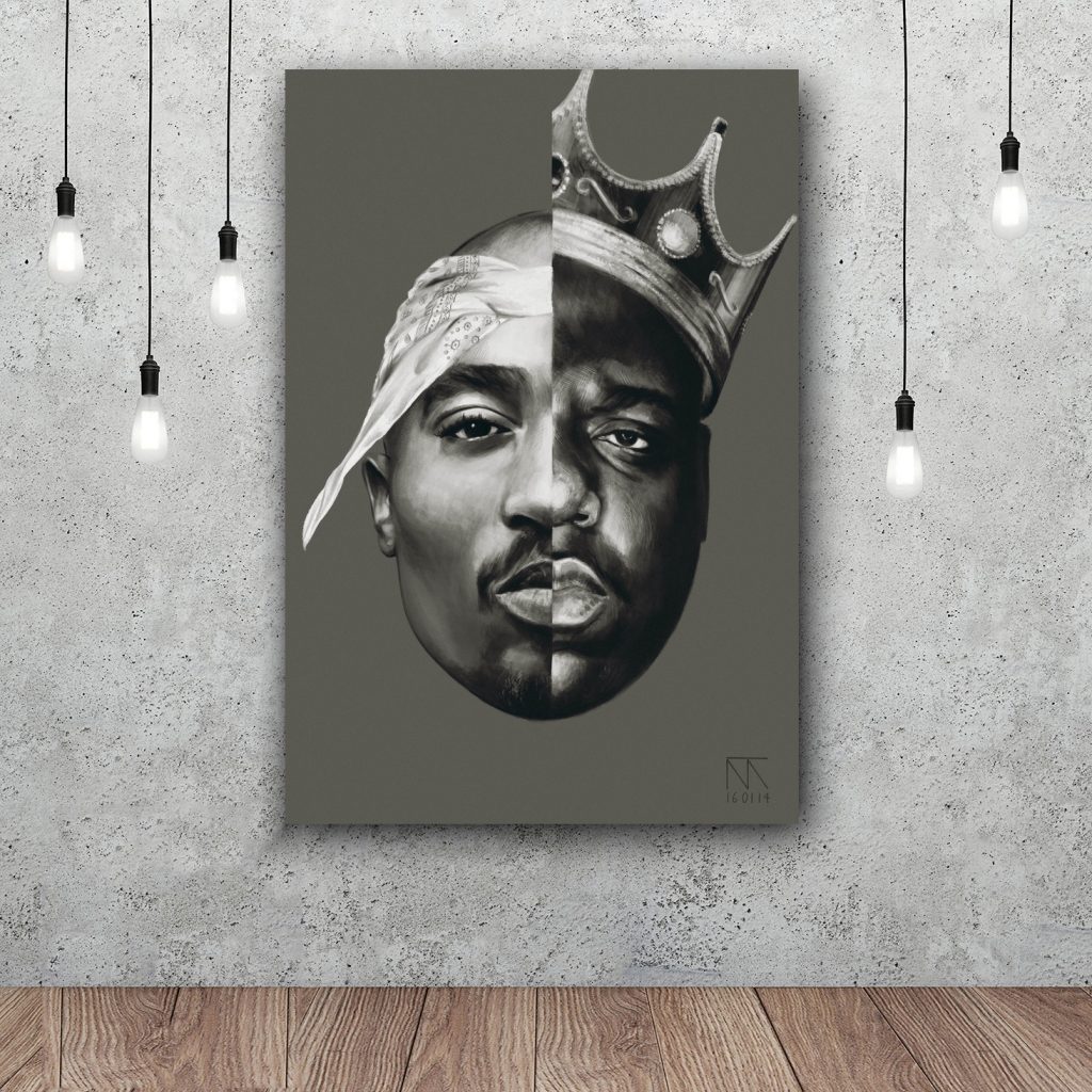 Biggie Smalls Notorious Big Iconic American Hiphop Rapper Wall Poster ...