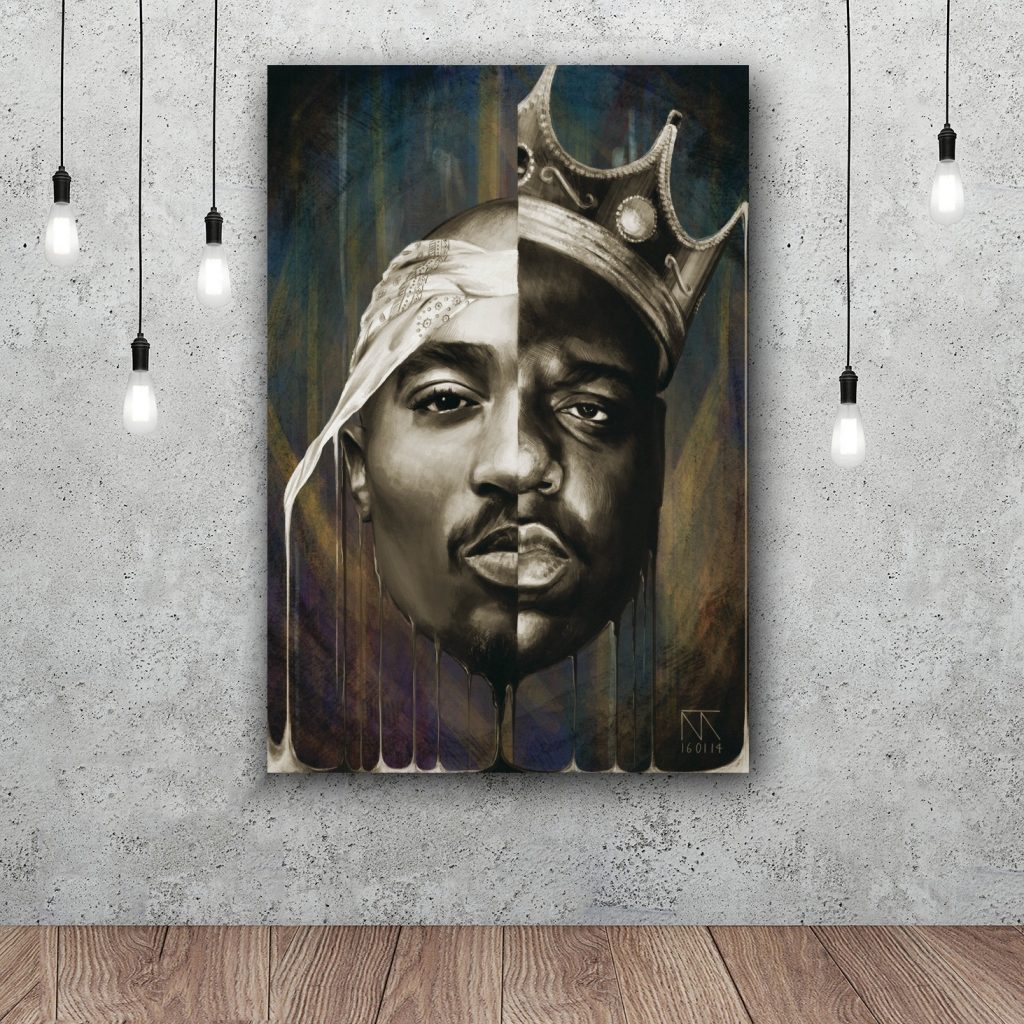 Biggie Smalls Notorious Big Iconic American Hiphop Rapper Wall Poster ...