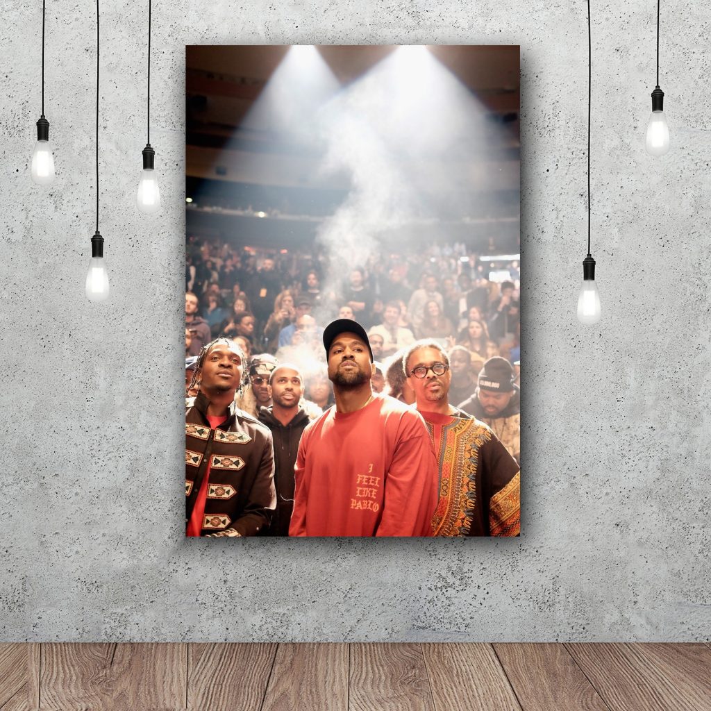 Kanye West Life Of Pablo Rap Hiphop Star Artistic Wall Poster ...