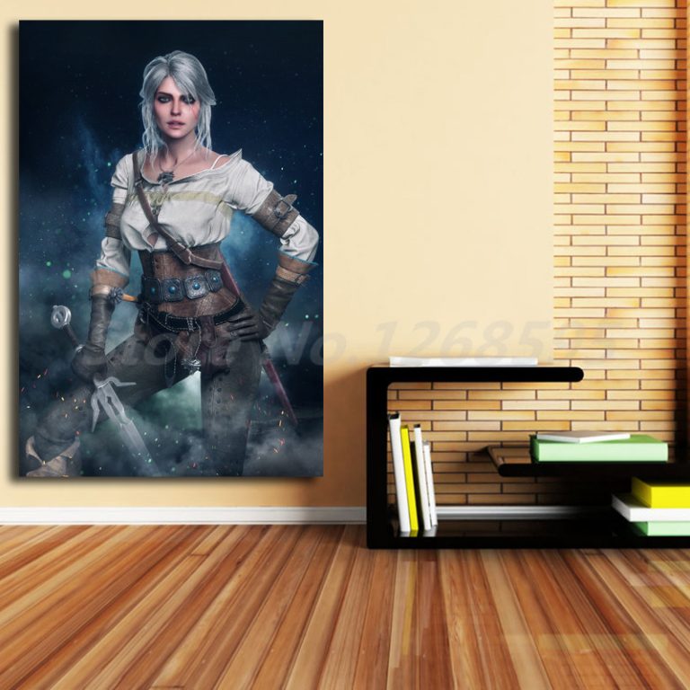 Witcher 3 Ciri Canvas Art Print Modern Living Room Wall Decor ...