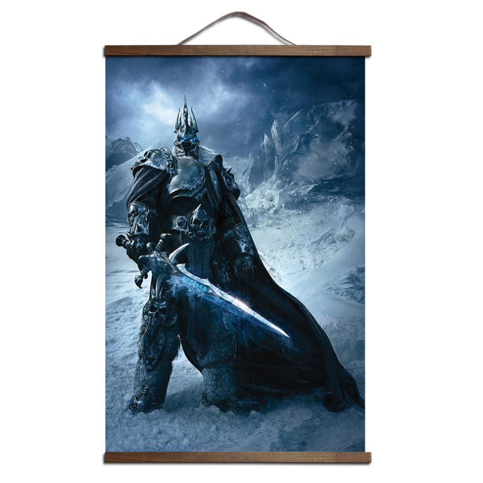 World Of Warcraft Sylvanas Windrunner Canvas Poster With Solid Wood ...