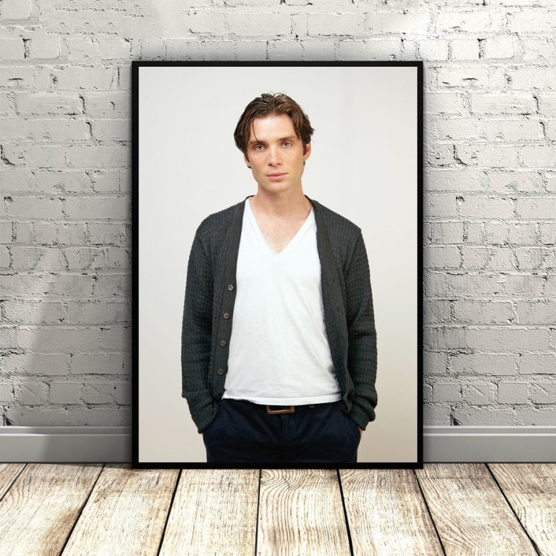 Cillian Murphy Portrait On Art Silk Fabric Poster Various Sizes ...