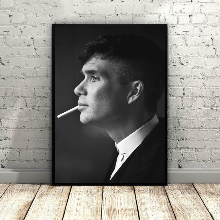 Cillian Murphy Portrait On Art Silk Fabric Poster Various Sizes ...
