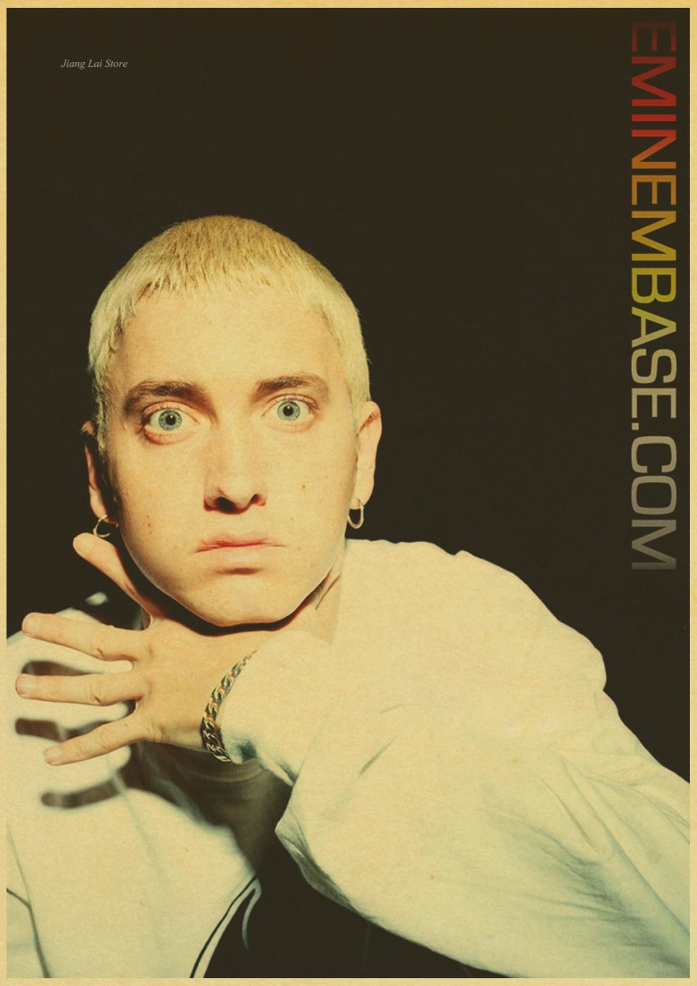 Eminem Vintage Poster Retro American Rapper Wall Decor For Home Bar ...