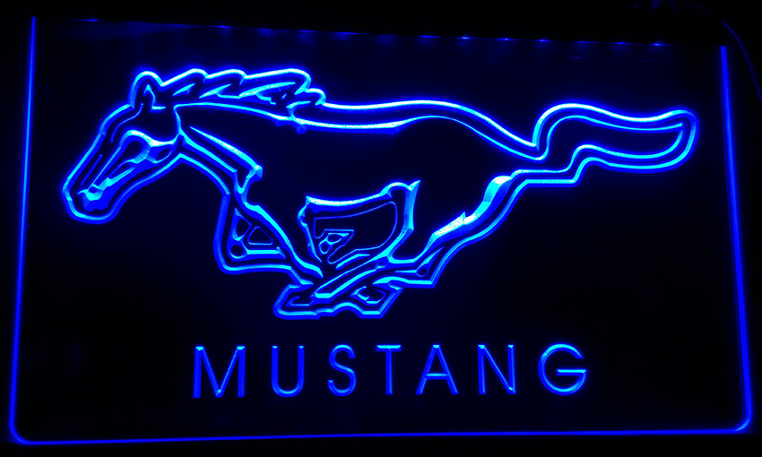 Ford Mustang Led Neon Light Sign Multicolor 8 Vibrant Options ...