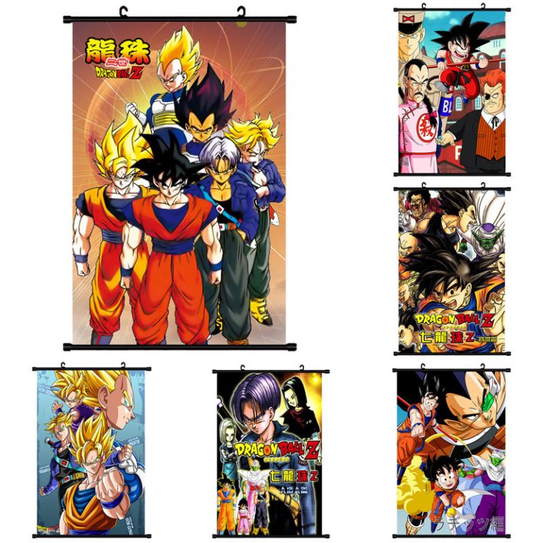 Dragon Ball Z Anime Manga Wall Scroll Poster For Bedroom Decor ...