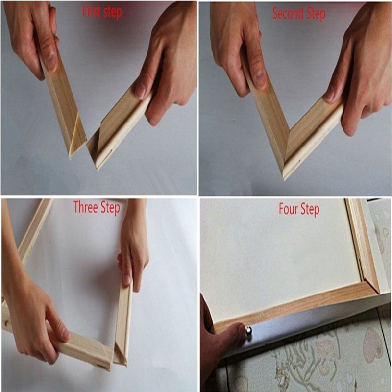 Diy Wooden Frame Kit For Canvas Art Painting Projects - WePosters.com ...