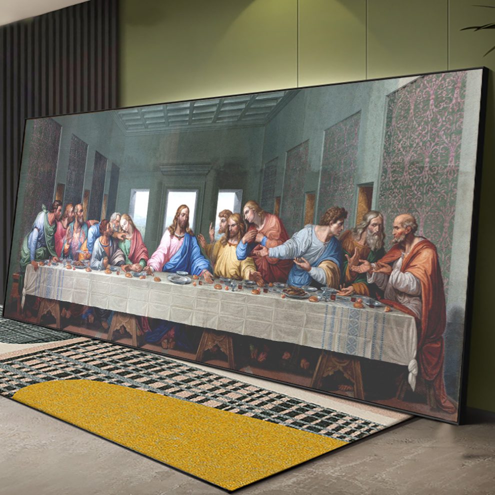Da Vinci Last Supper Canvas Print Oil Reproduction Wall Art Decor ...