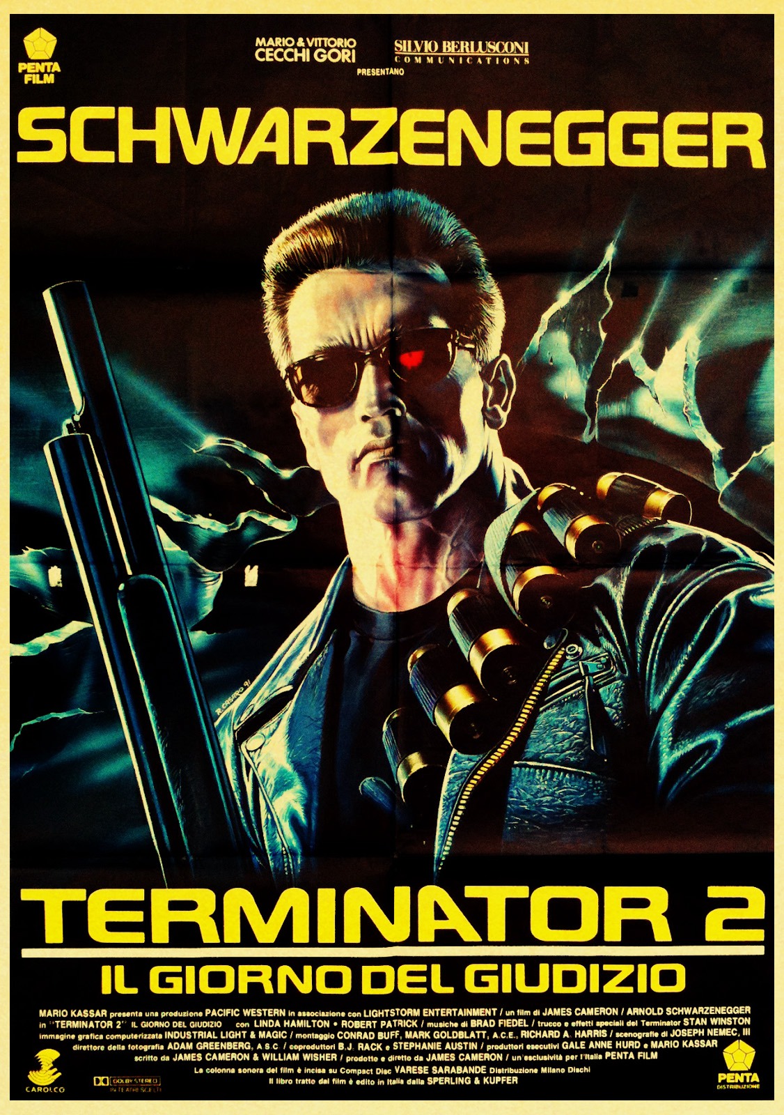 Terminator Vintage Movie Poster Classic Retro Wall Art For Home Decor ...