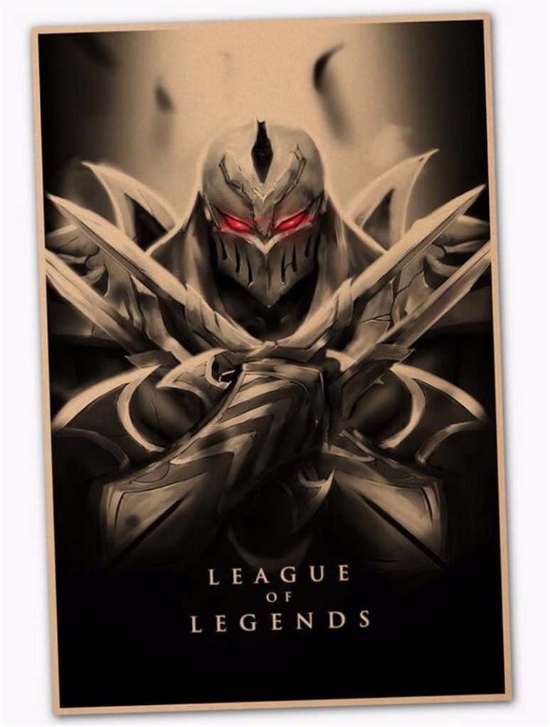 League Of Legends Vintage Poster Retro Wall Art For Home Bar Decor ...