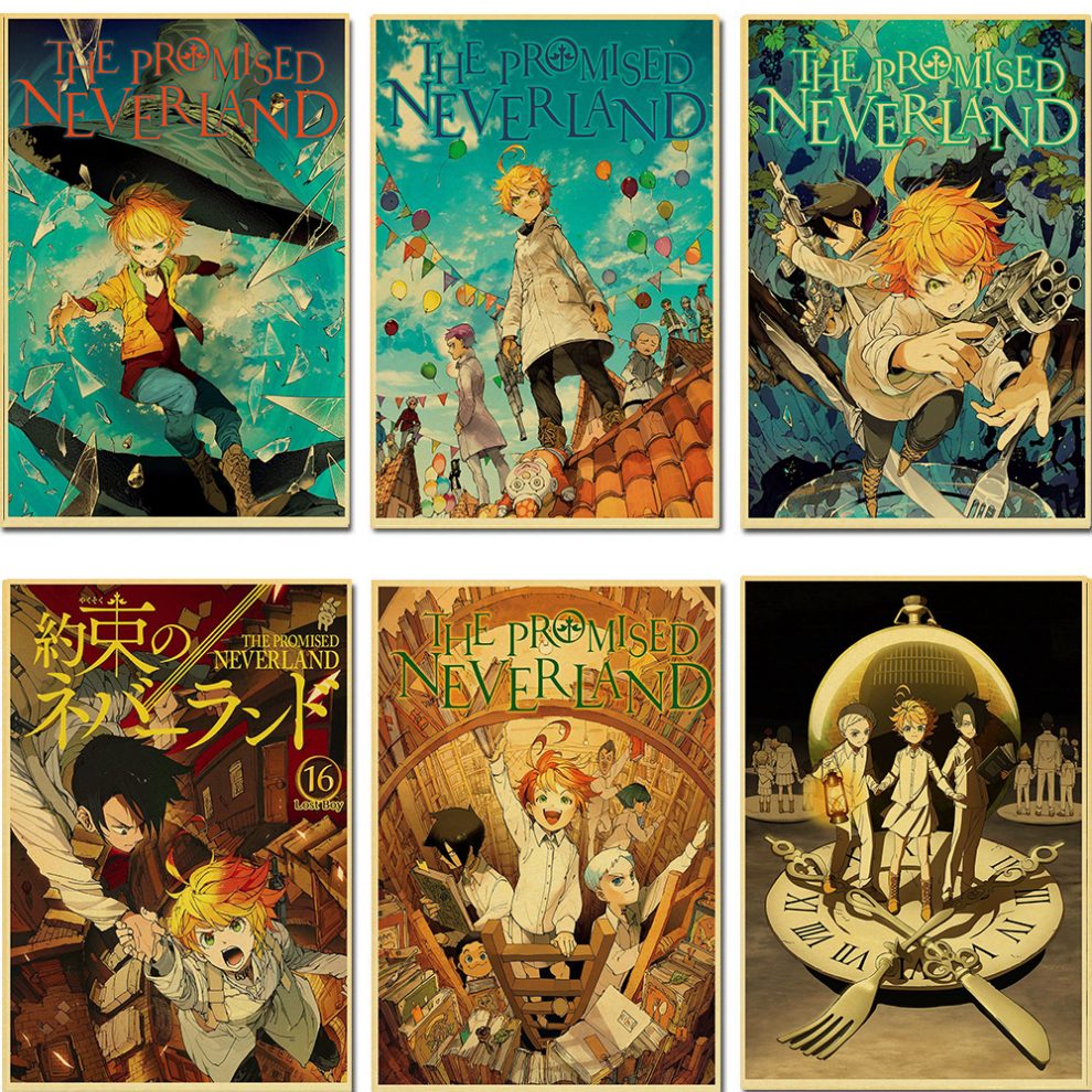 Promised Neverland Anime Poster For Home Bar Cafe Decor - WePosters.com ...