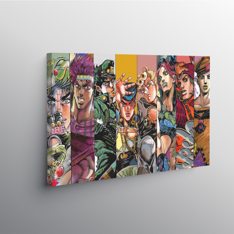 Jojos Bizarre Adventure Canvas Poster Print Stylish Wall Art Decor ...