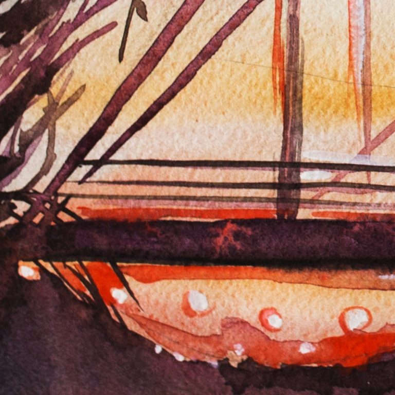 One Tree Hill Watercolor Bridge Canvas Poster Tv Series Fan Gift ...