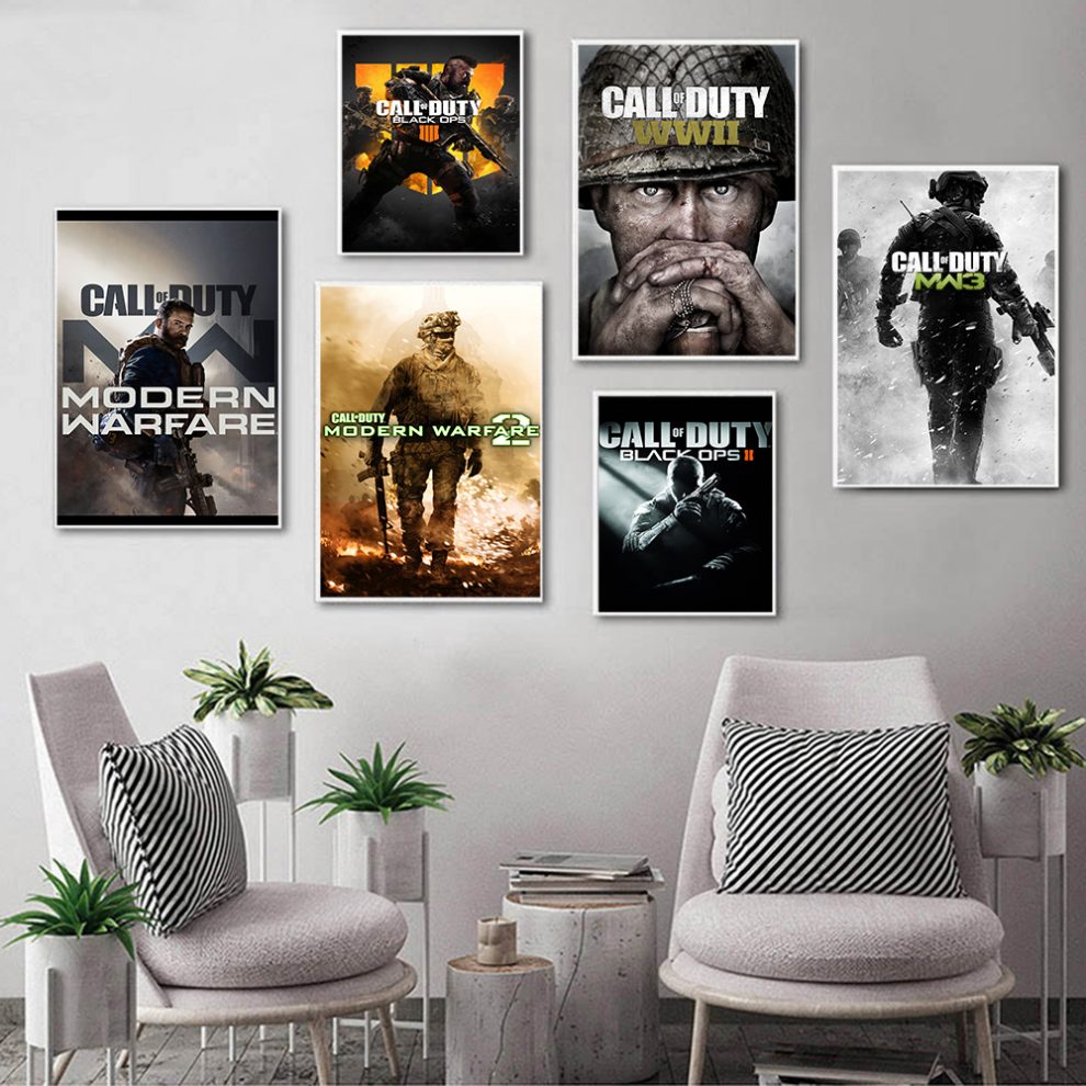 Call Of Duty Modern Warfare Canvas Art Poster For Home Decor ...