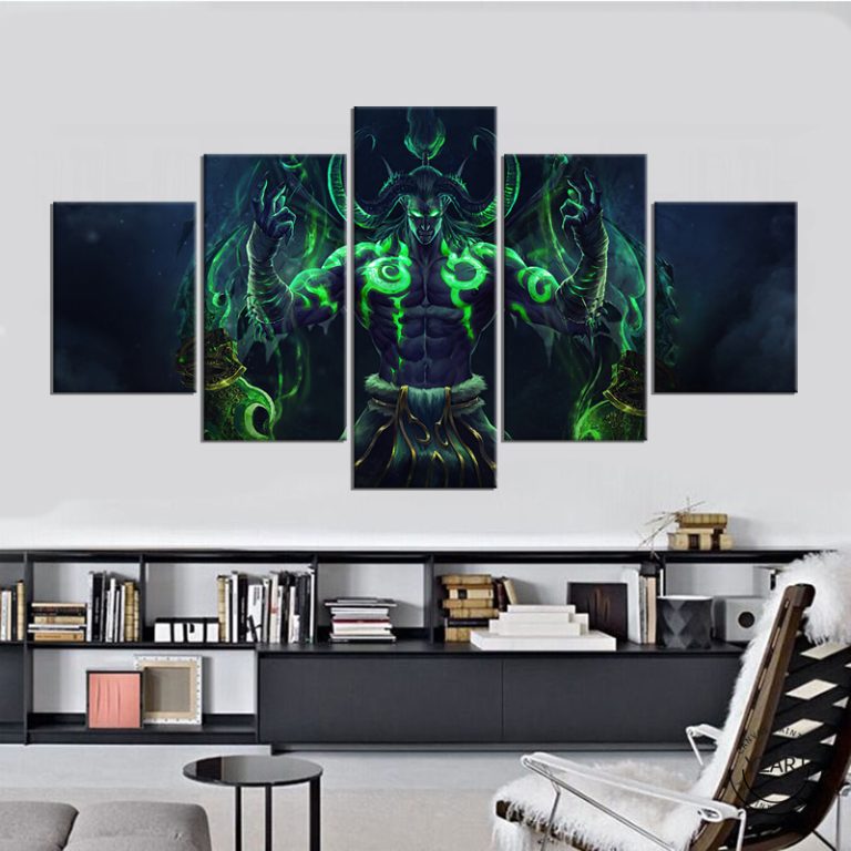 World Of Warcraft Hd Canvas Art Unframed Home Decor Game Poster ...