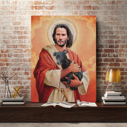 Keanu Reeves Meme Jesus Hd Canvas Print Wall Art For Home Decor ...