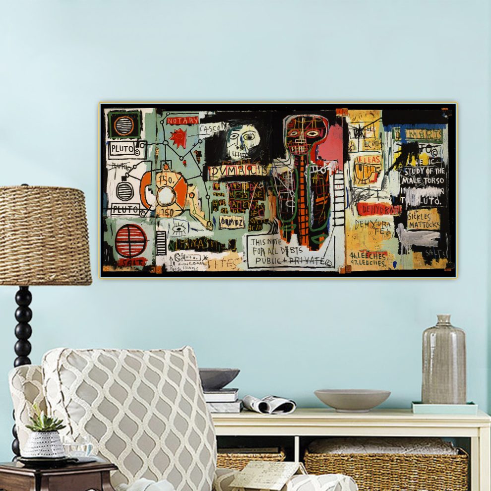 Jean Michel Basquiat Notary Graffiti Art Canvas Oil Painting Home Decor - WePosters.com - Free ...