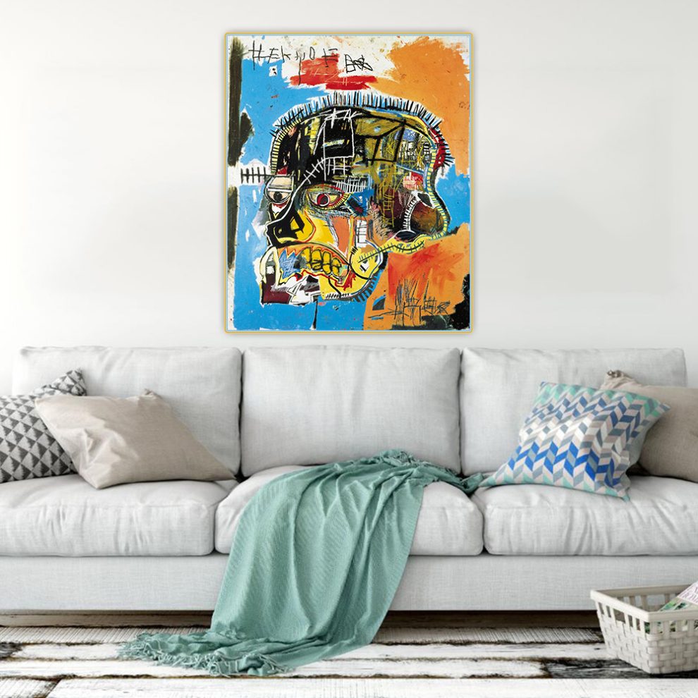 Jean Michel Basquiat Untitled Skull 1981 Pop Art Canvas Wall Decor ...