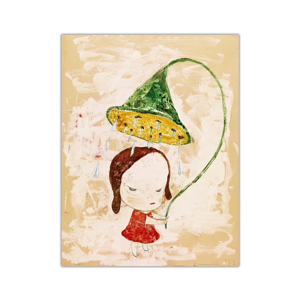 Yoshitomo Nara Rain 1995 Canvas Art Print Modern Home Decor Poster ...
